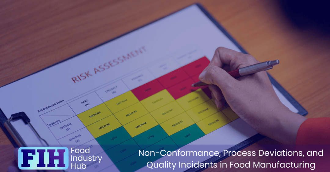 Non-Conformance, Process Deviations, and Quality Incidents in Food ...
